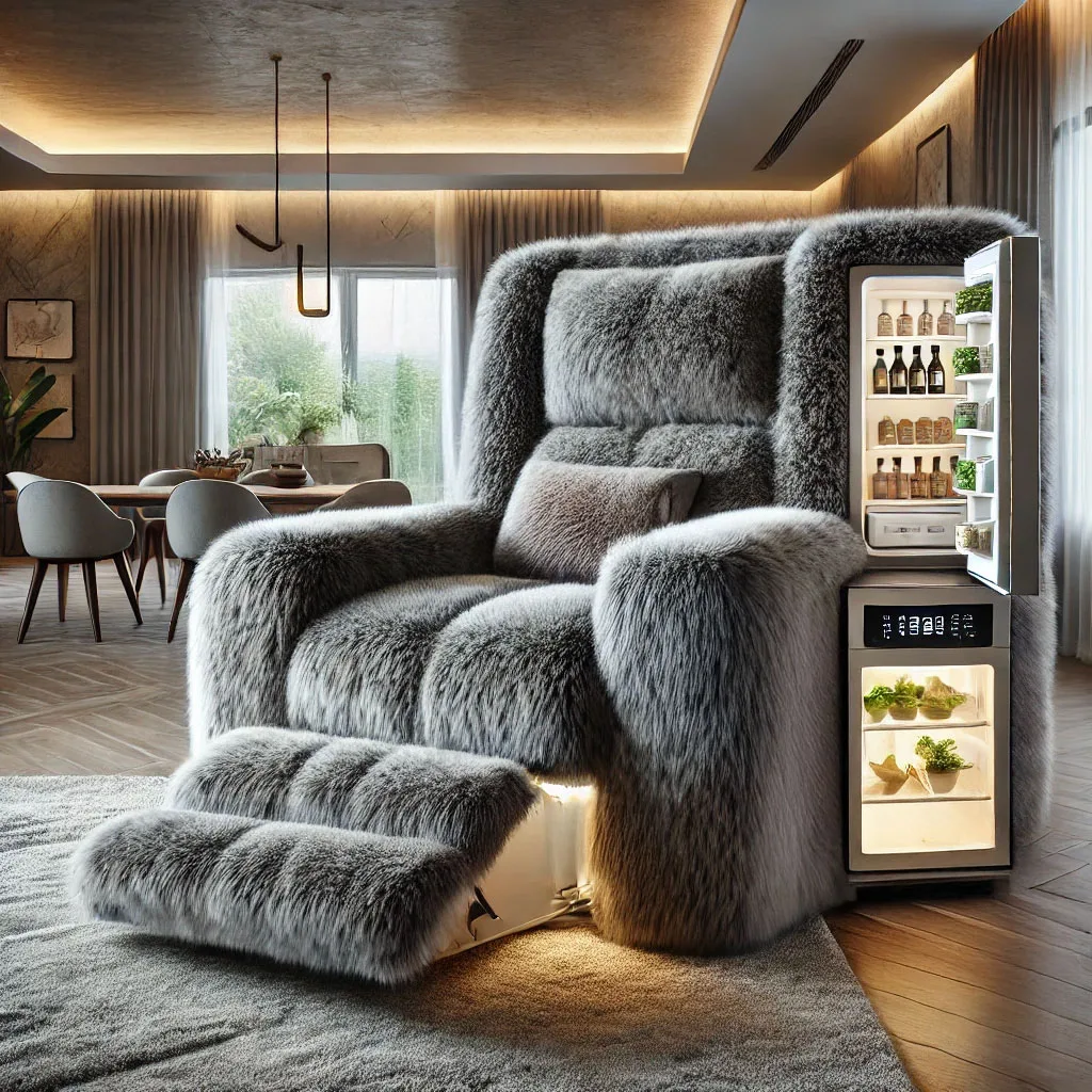 Discover the Ultimate Comfort: The Smart Recliner with Microwave and ...